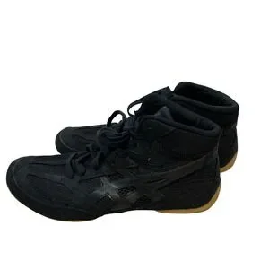 Asics | Shoes | Asics Matflex Wrestling Shoes Black Gum J36n Mens 8 ...